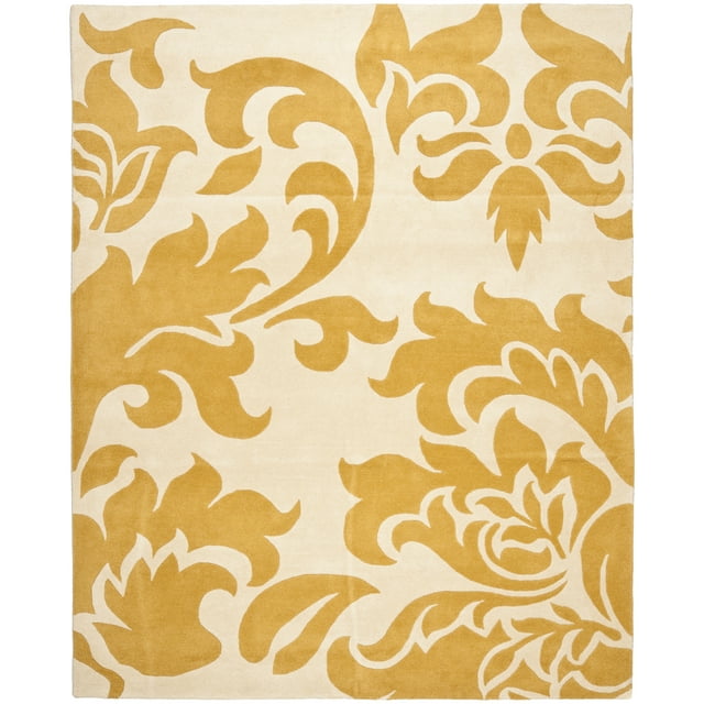 SAFAVIEH Martha Stewart Barcelona Floral Wool Area Rug, Cornucopia, 8 ...