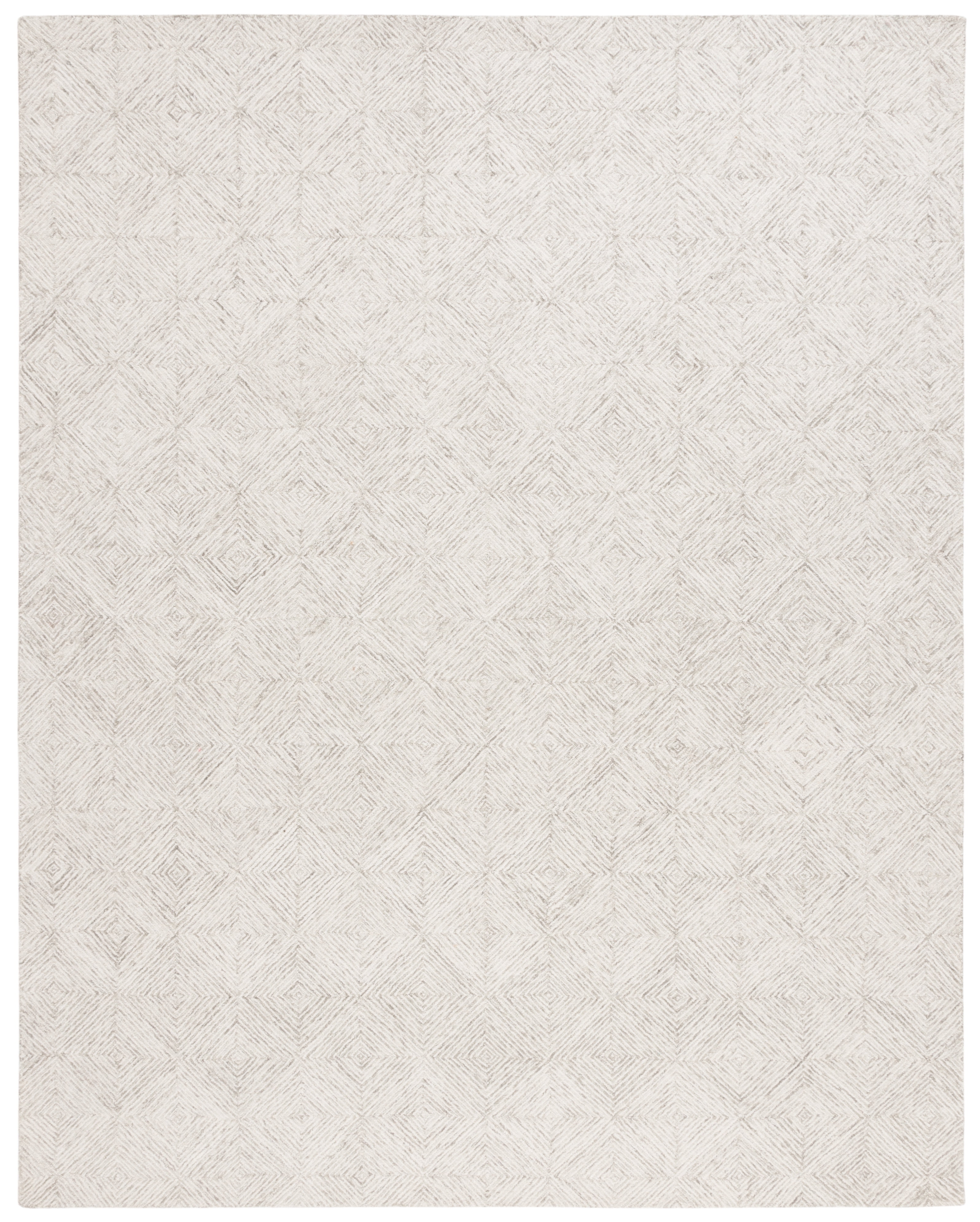 SAFAVIEH Martha Stewart Diamond Area Rug, Grey/Ivory, 6' x 9' - Walmart.com