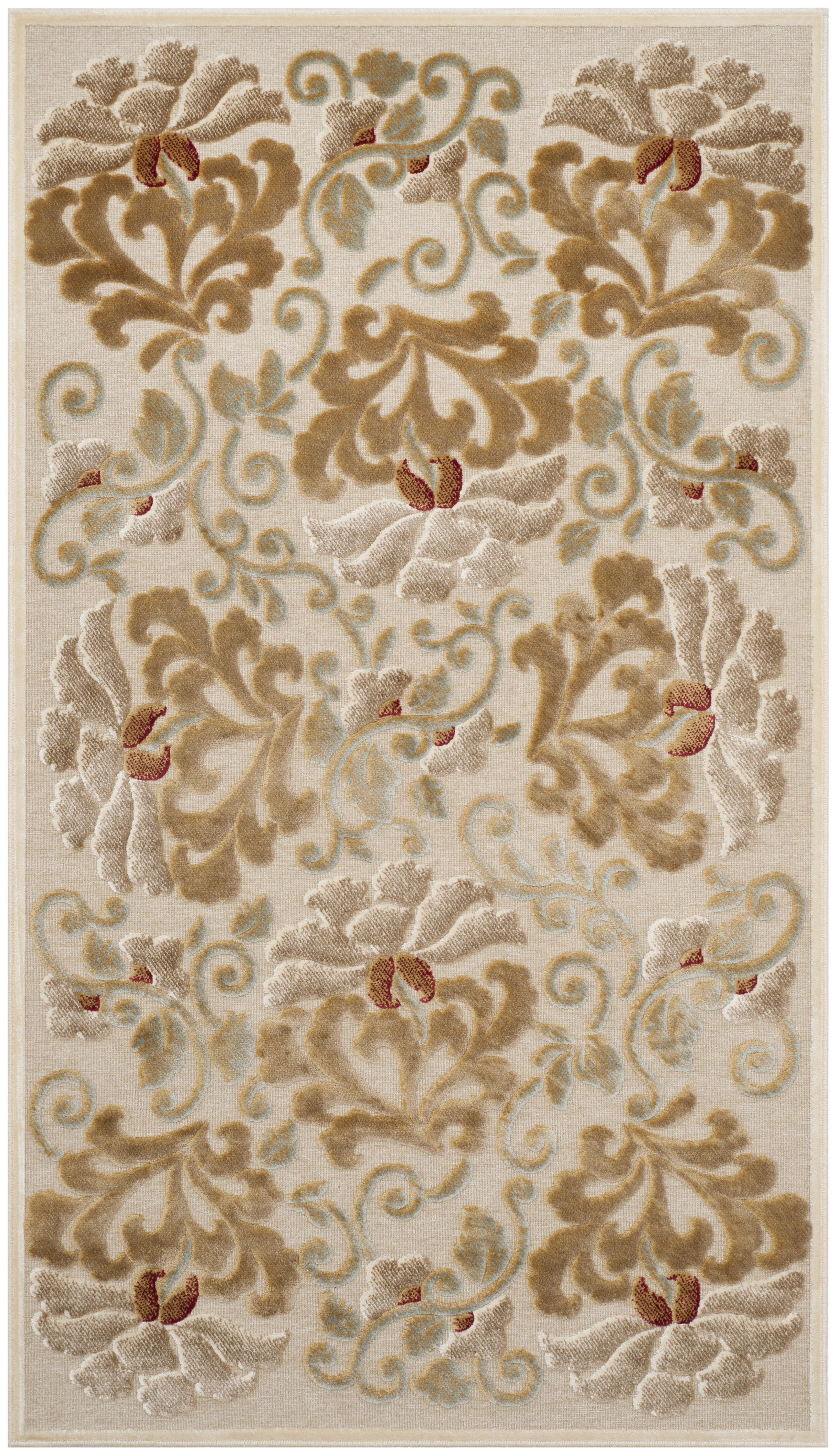 SAFAVIEH Martha Stewart Floating Dahlia Geometric Floral Area Rug ...