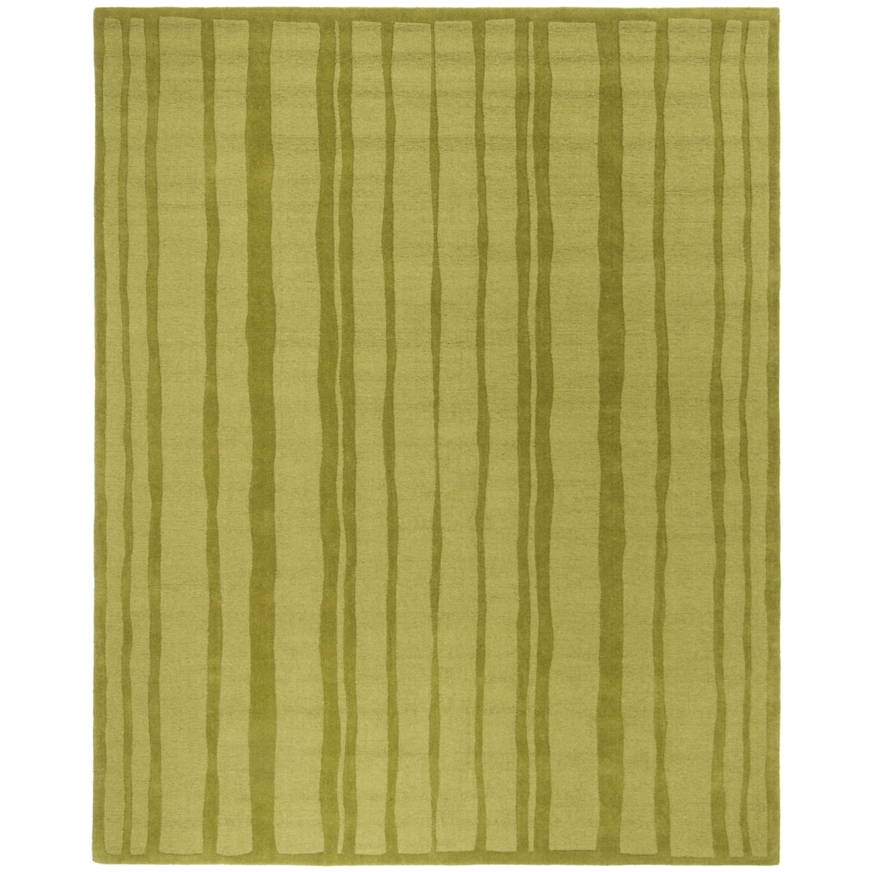 SAFAVIEH Freehand Stripe Wool Area Rug 4 x 4 Round - Walmart.com