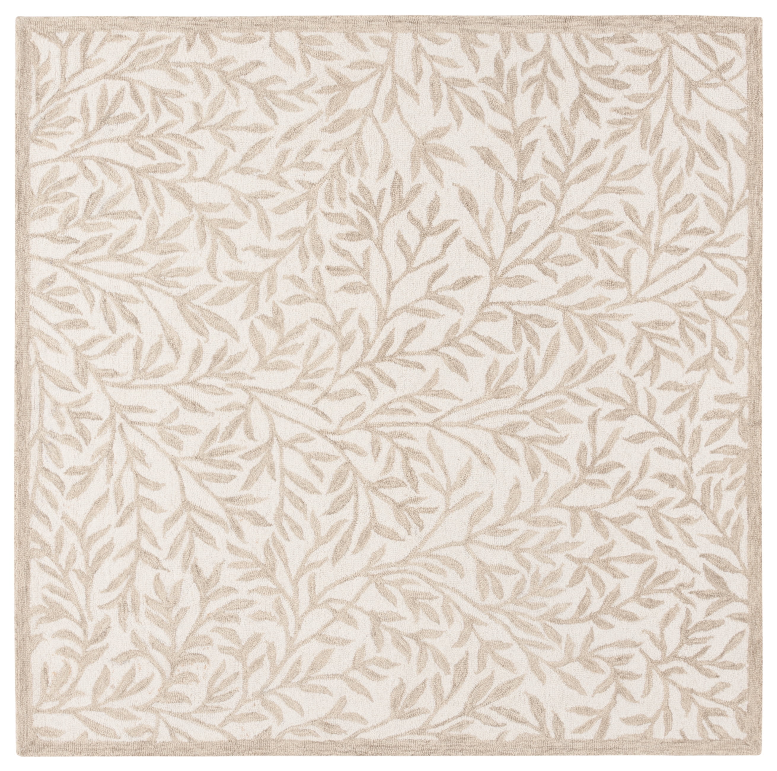 SAFAVIEH Martha Stewart Jardin Jared Floral Area Rug, Ivory/Beige, 6' x ...