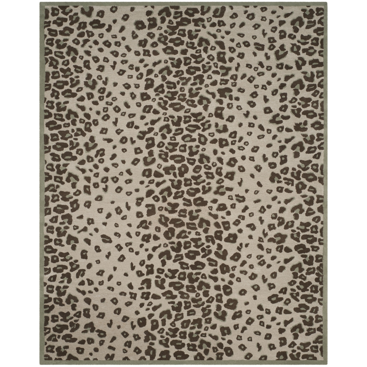 SAFAVIEH Martha Stewart Kalahari Spotted Area Rug, Grassland Green, 9'6 ...