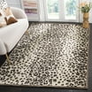 SAFAVIEH Martha Stewart Kalahari Spotted Area Rug, Sequoia Brown, 4' x ...