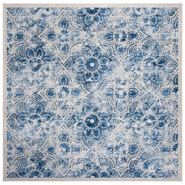 SAFAVIEH Martha Stewart MSR2856D Cream / Blue Rug - Walmart.com