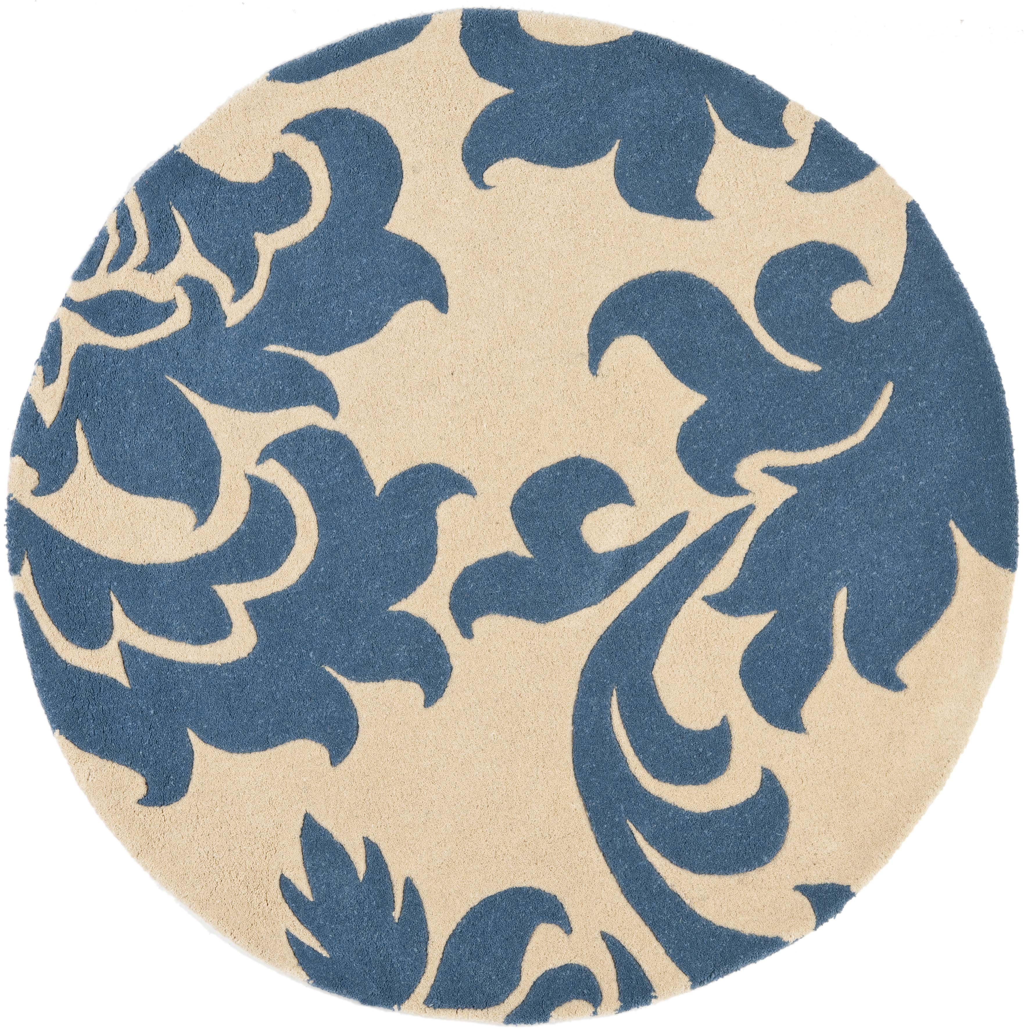 SAFAVIEH Martha Stewart MSR4546A Handmade Blue Suede Rug - Walmart.com