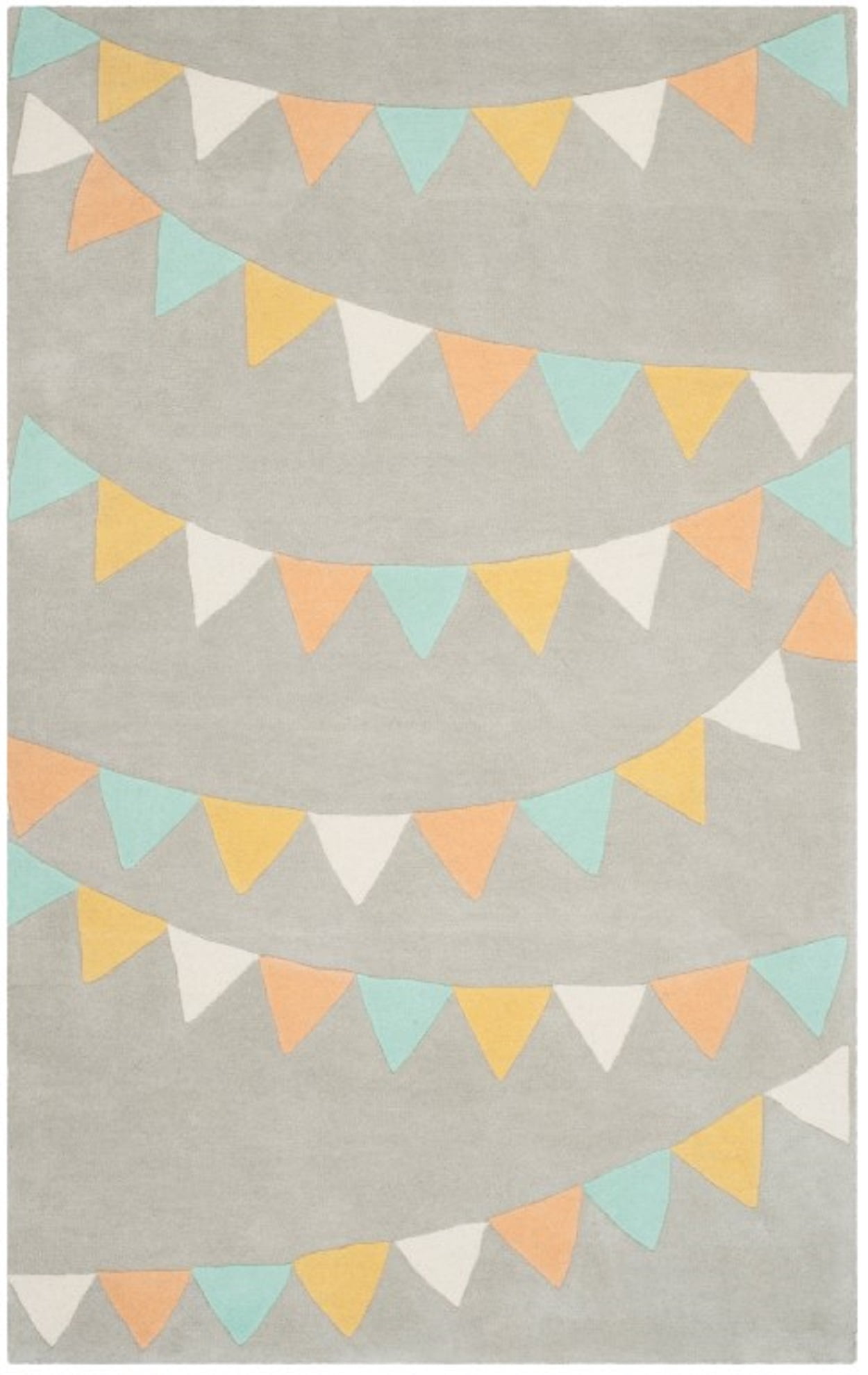 SAFAVIEH Martha Stewart Party Time Geometric Triangles Wool Area Rug ...