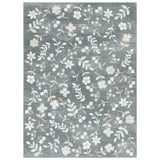 SAFAVIEH Martha Stewart Paylynn Floral Machine Washable Area Rug, Dark ...