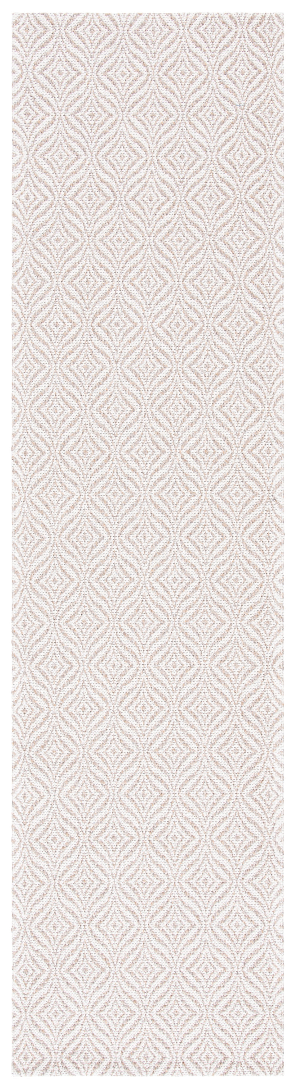 SAFAVIEH Martha Stewart Swini Geometric Runner Rug, Beige/Grey, 2' x 8 ...