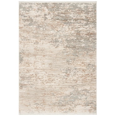 SAFAVIEH Hudson Shag Jack Abstract Area Rug, Ivory/Gold, 5'3" x 7'6 ...