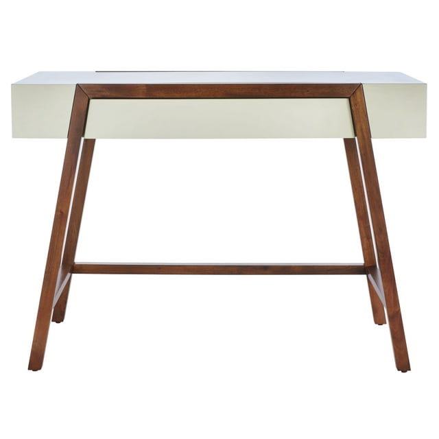 SAFAVIEH Retro Writing Marwood Modern Style Rectangle Desk, White ...