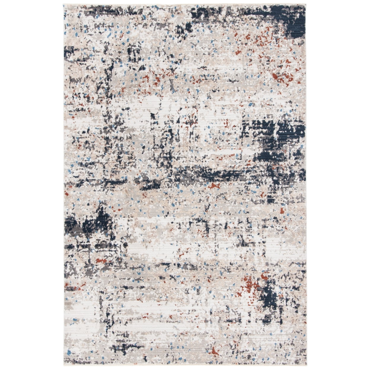 SAFAVIEH Mayflower Collection MAY273A Ivory / Grey Rug - Walmart.com