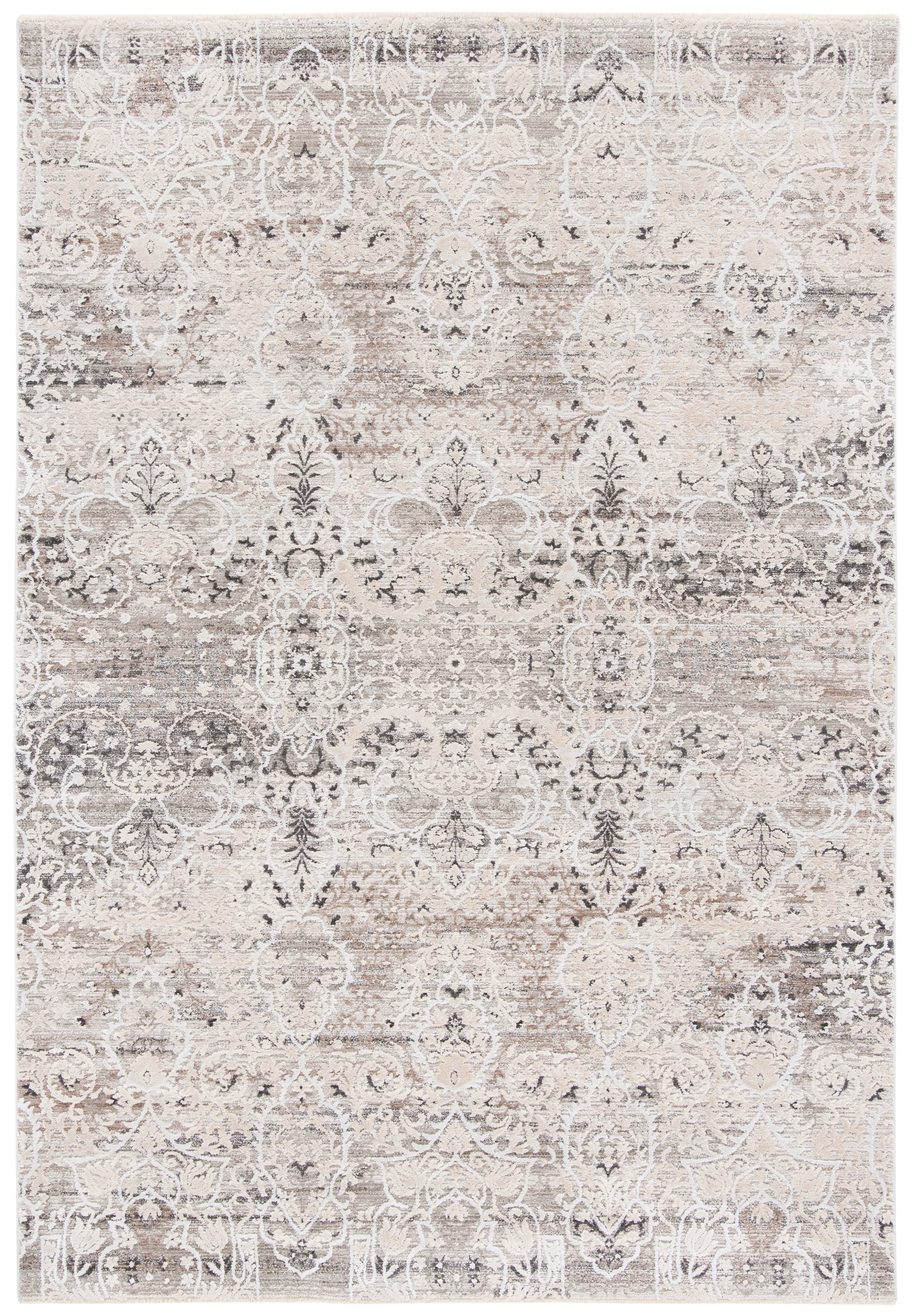 SAFAVIEH Mayflower Embla Medallion Area Rug, Beige/Grey, 4'5" x 6'5 ...