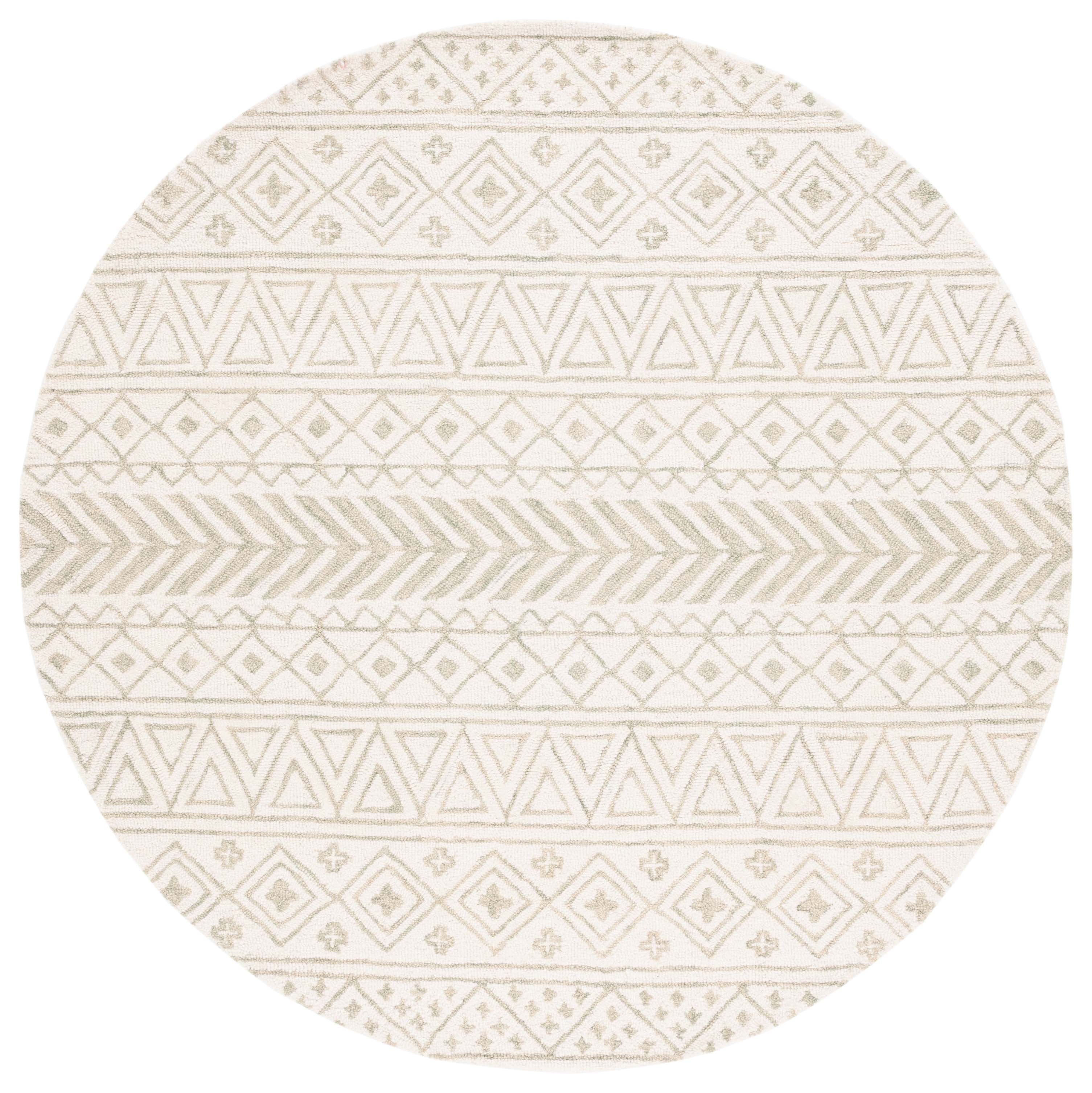 SAFAVIEH Metro Beaumont Southwestern Area Rug, Ivory/Light Green, 6' x ...