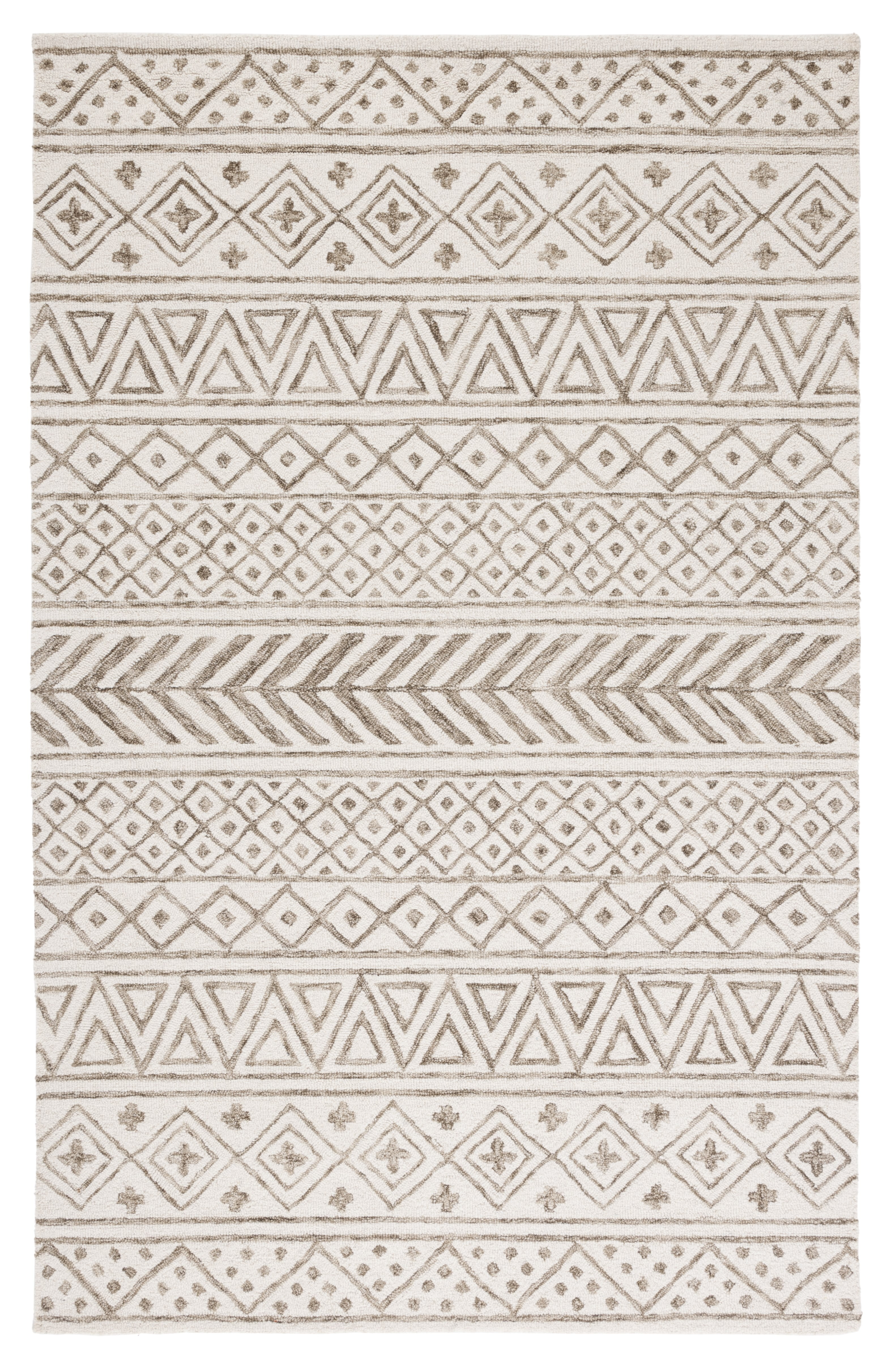 SAFAVIEH Metro Beaumont Southwestern Area Rug, Ivory/Sage, 4' x 6 ...