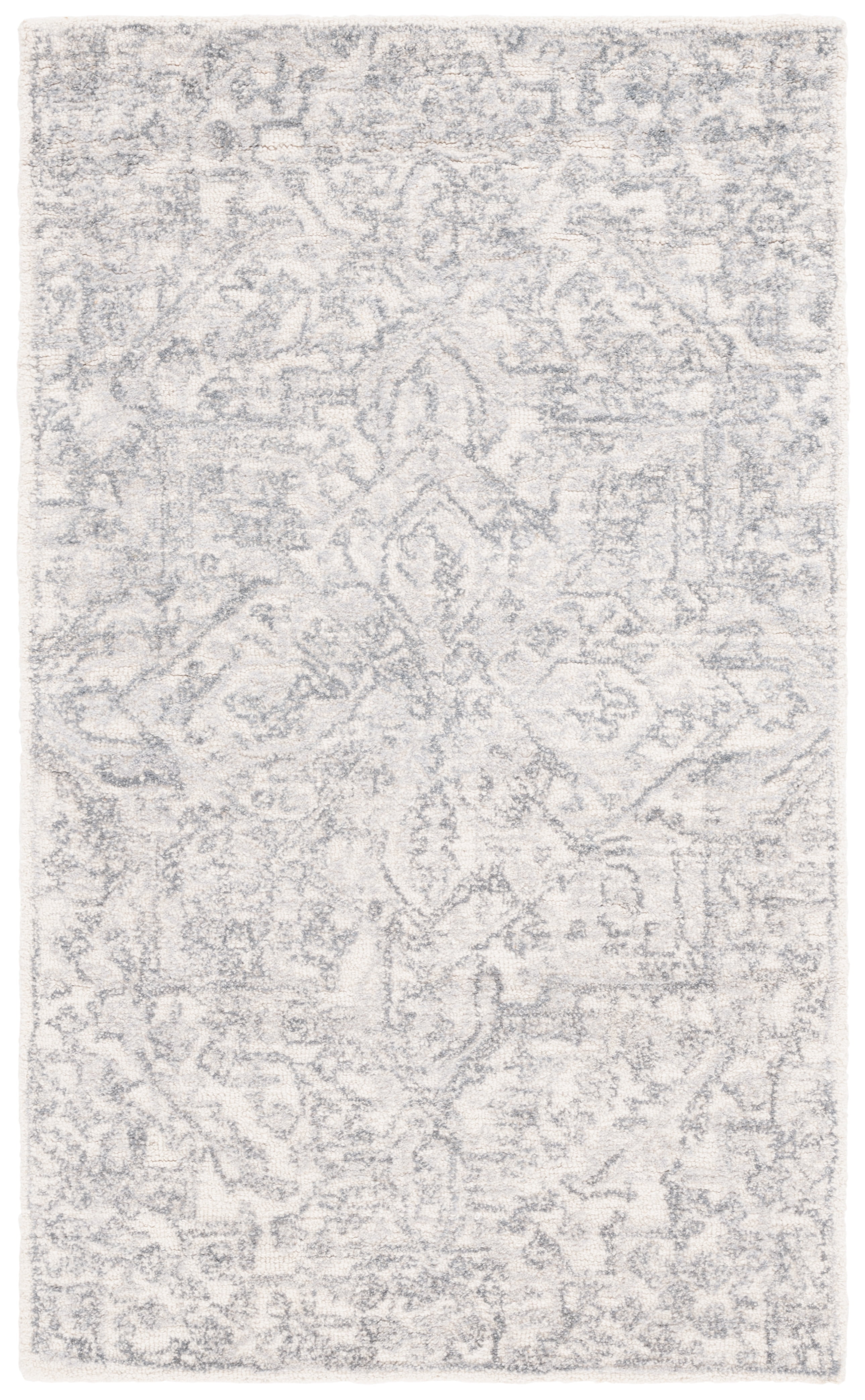 SAFAVIEH Metro Dimitri Medallion Area Rug, Ivory/Grey, 3' x 5 ...