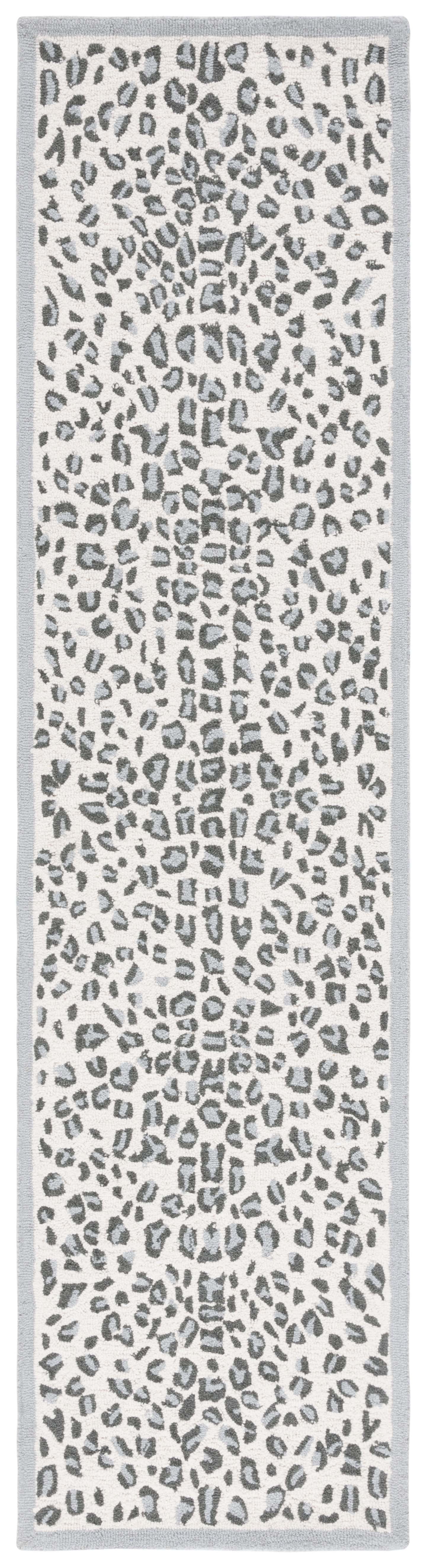 SAFAVIEH Metro Drew Animal Runner Rug, Grey/Ivory, 2'3" x 9' - Walmart.com