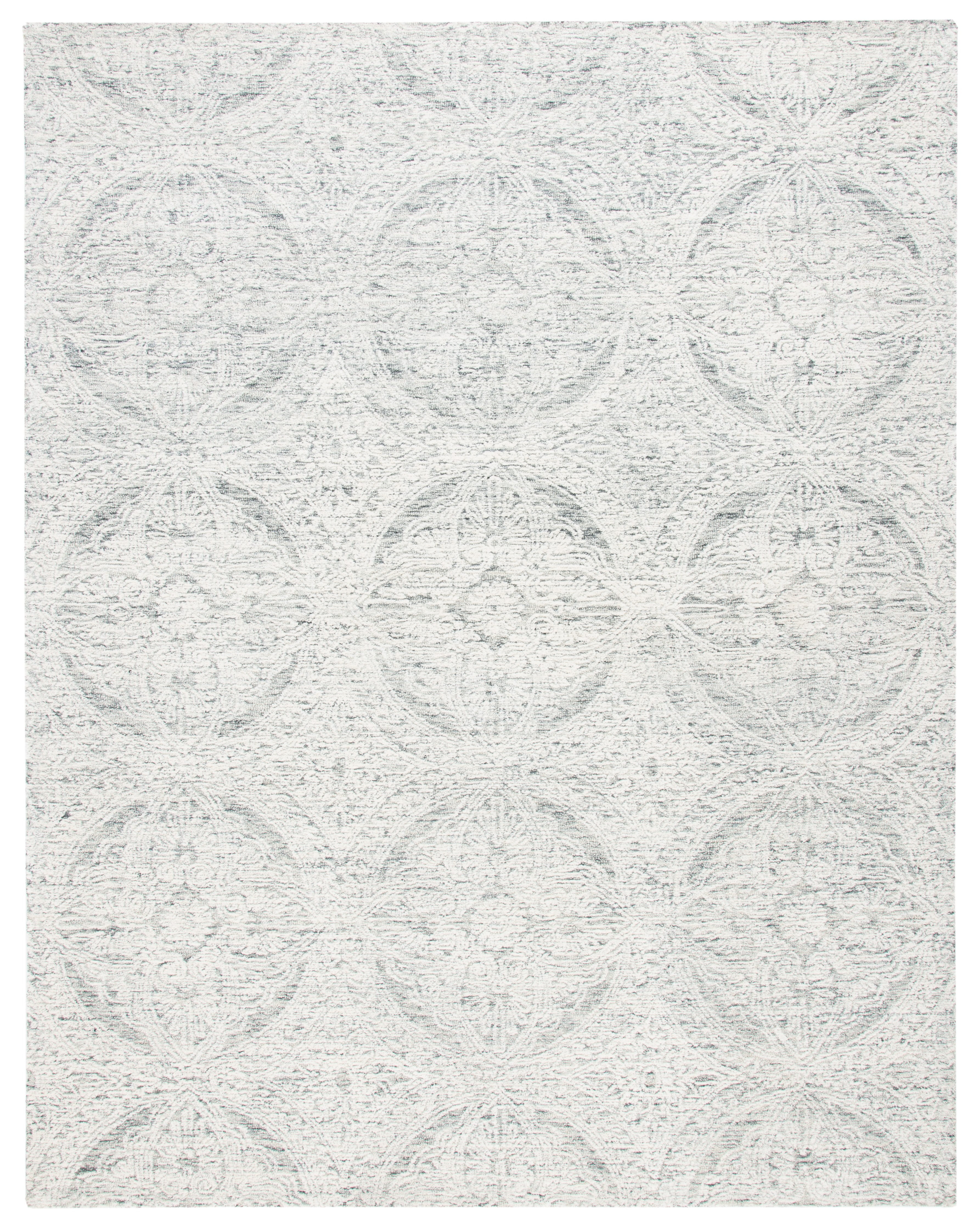 SAFAVIEH Metro Leilah Geometric Area Rug, Natural/Light Grey, 8' x 10 ...