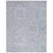 SAFAVIEH Maharaja Connell Floral Area Rug, Light Blue/Ivory, 8' x 10 ...