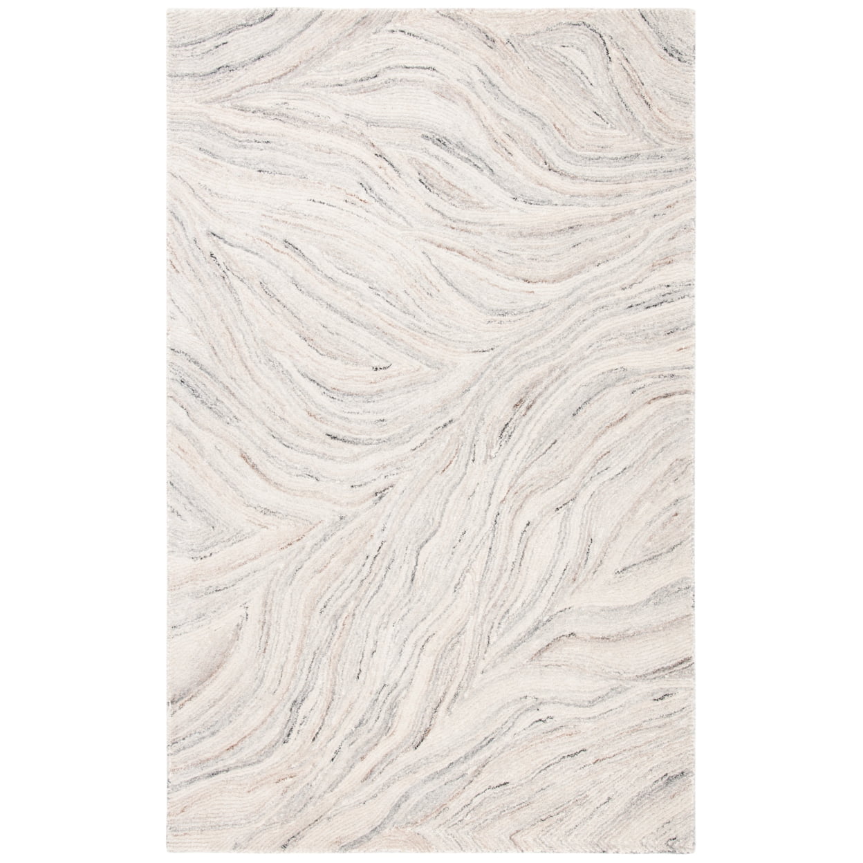 SAFAVIEH Metro MET505F Handmade Ivory / Grey Rug - Walmart.com