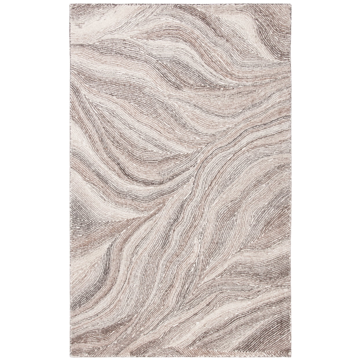 SAFAVIEH Metro MET505T Handmade Ivory / Brown Rug - Walmart.com