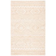 SAFAVIEH Abstract Anderson Plaid Area Rug, Ivory/Gold, 8' x 10 ...