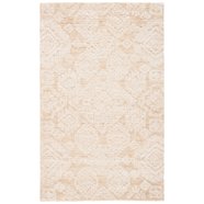SAFAVIEH Abstract Anderson Plaid Area Rug, Ivory/Gold, 8' x 10 ...