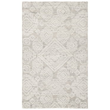 SAFAVIEH Abstract Anderson Plaid Area Rug, Ivory/Gold, 8' x 10 ...