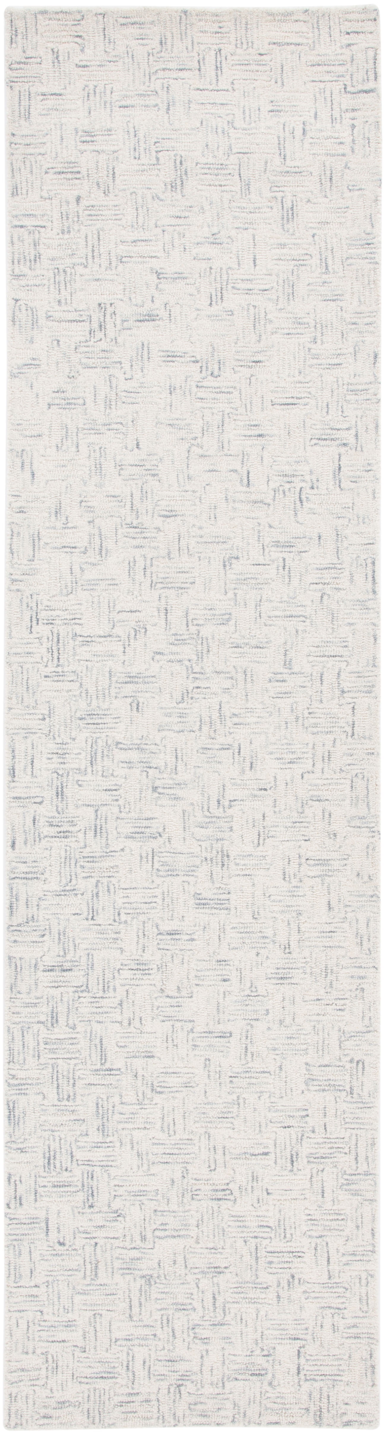 SAFAVIEH Micro-Loop Charlotte Solid Runner Rug, Grey/Ivory, 2'3" x 9 ...