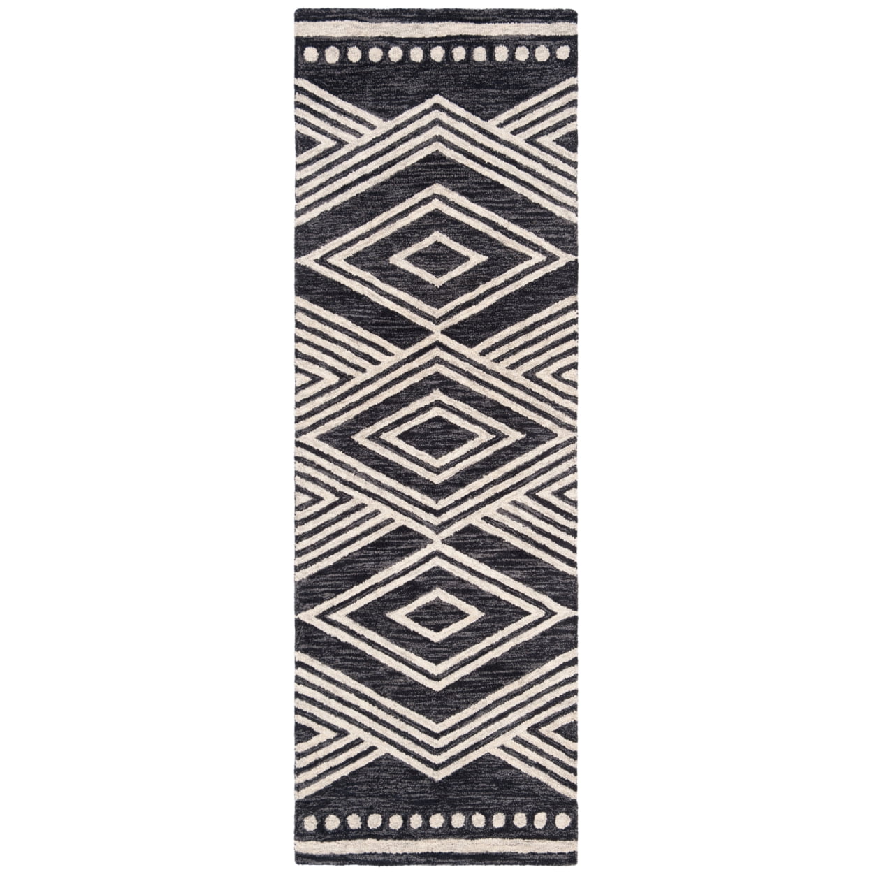 SAFAVIEH Micro-Loop Glenda Geometric Aztec Wool Runner Rug - Walmart.com