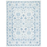 SAFAVIEH Micro-Loop MLP510M Handmade Blue / Ivory Rug - Walmart.com