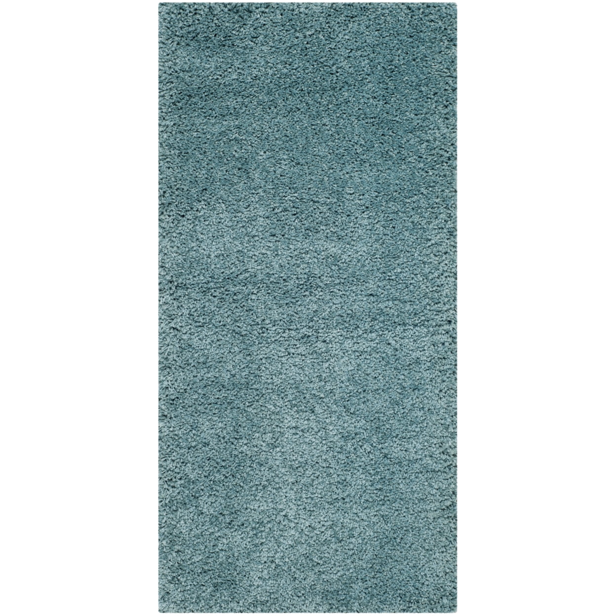 SAFAVIEH Milan Harlow Solid Plush Shag Area Rug, Aqua Blue, 2' x 4 ...