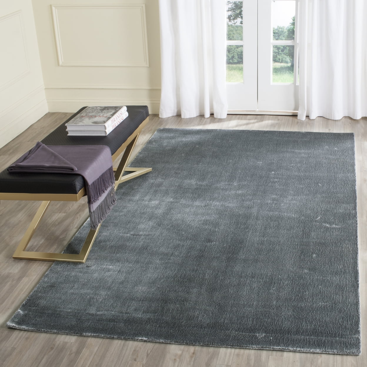 SAFAVIEH Mirage Collection MIR531A Handmade Champagne Rug - Walmart.com