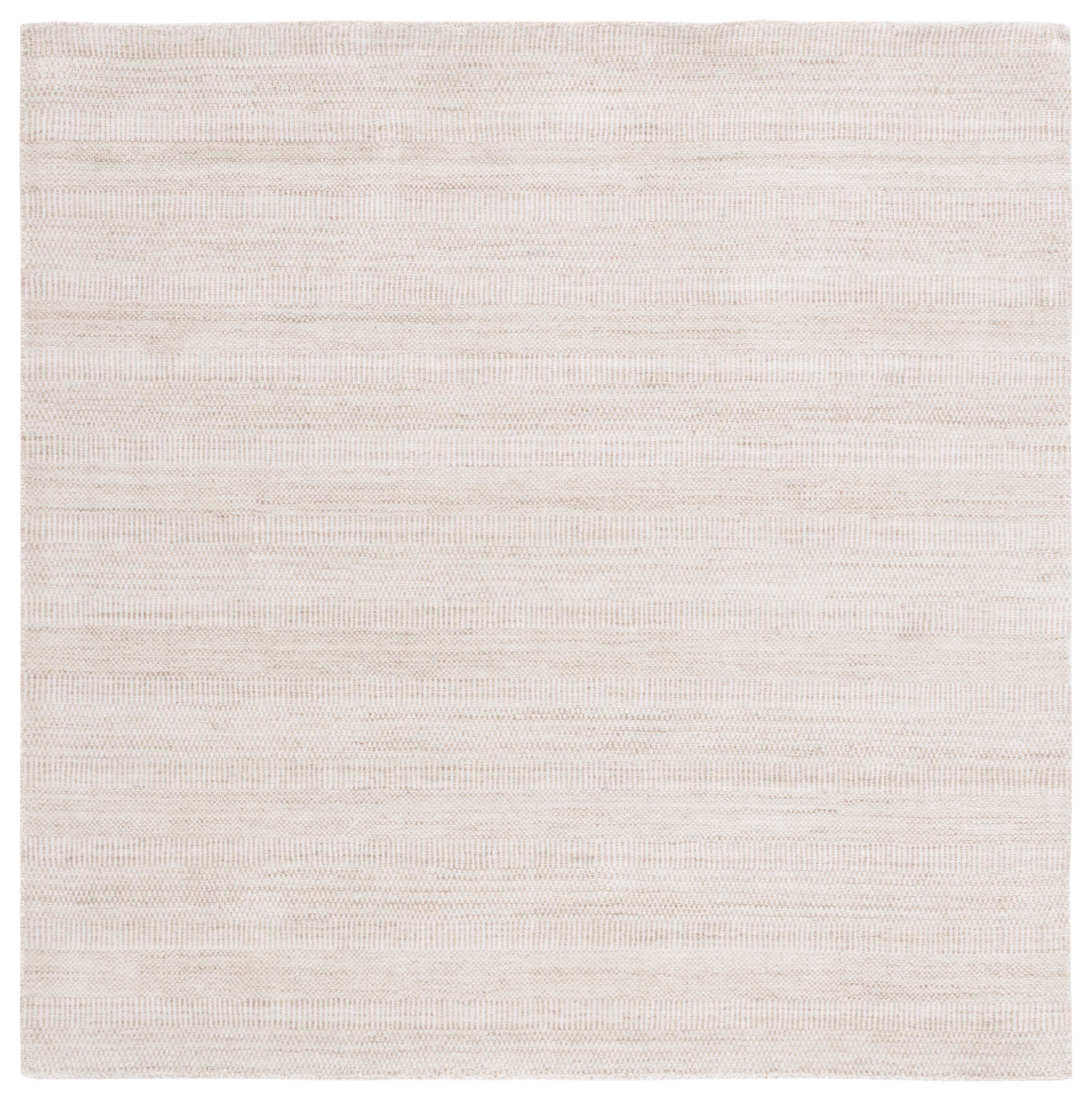 SAFAVIEH Mirage Handan Distressed Polyester Area Rug, Beige/Ivory, 6' x ...
