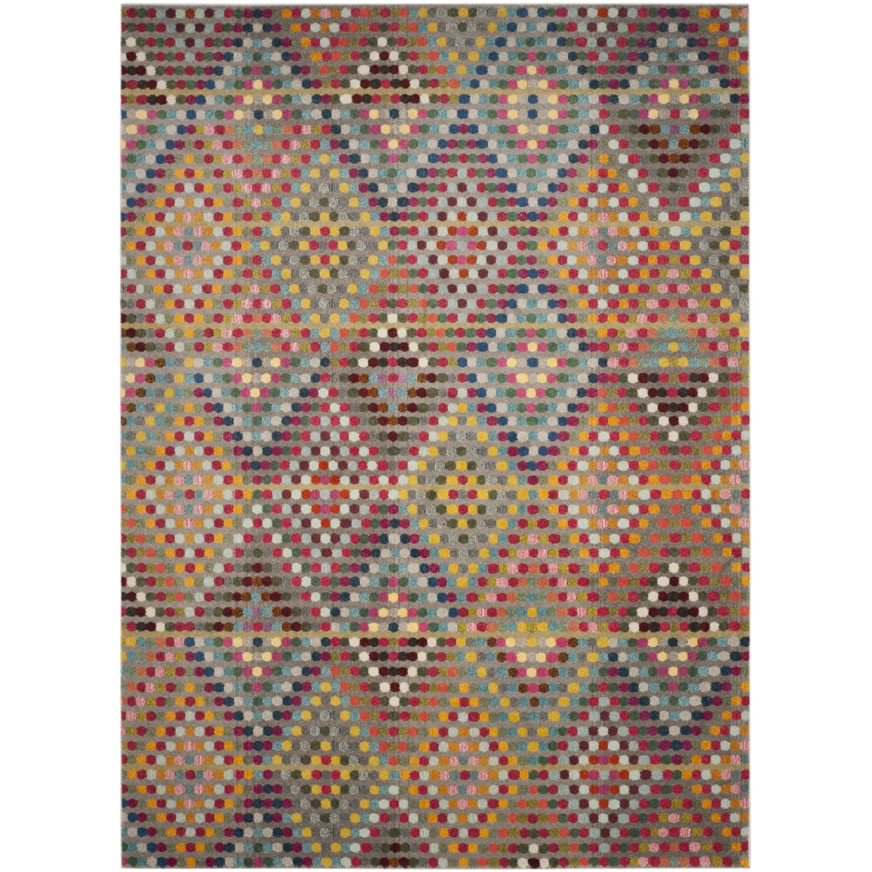 SAFAVIEH Monaco Linton Geometric Area Rug, Multi/Beige, 10' x 14 ...