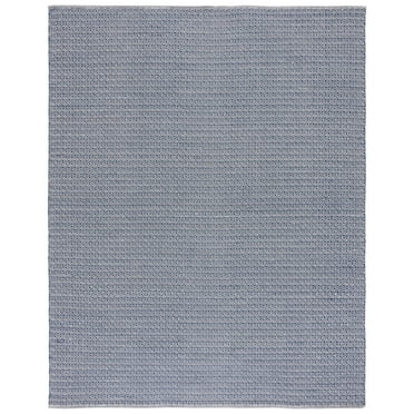 SAFAVIEH Montauk Audra Geometric Cotton Area Rug, Ivory/Light Blue, 2'6 ...