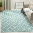 SAFAVIEH Montauk Giovanni Geometric Area Rug, Mint/Ivory, 5' x 8 ...