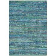 SAFAVIEH Rag Skylar Striped Cotton Area Rug, Light Pink/Multi, 5' x 7 ...