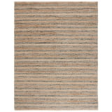 SAFAVIEH Natura Alecia Striped Area Rug, Natural/Gray, 8' x 10 ...