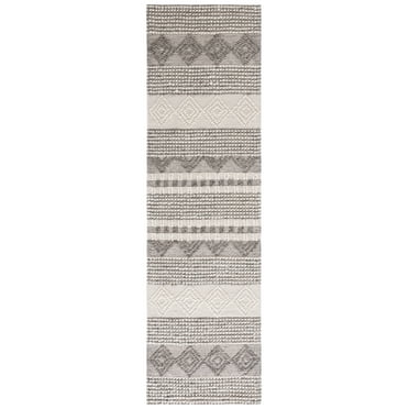 SAFAVIEH Farmhouse Flannery Southwestern Area Rug, Ivory/Navy, 10'5" x ...