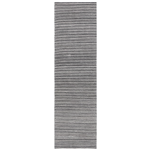 SAFAVIEH Natura Corine Geometric Runner Rug, Ivory/Black, 2'3" x 10 ...