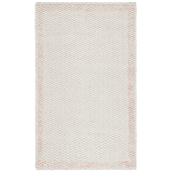 SAFAVIEH Easy Care Maggie Plaid Area Rug, Ivory/Teal, 6' x 6' Square ...