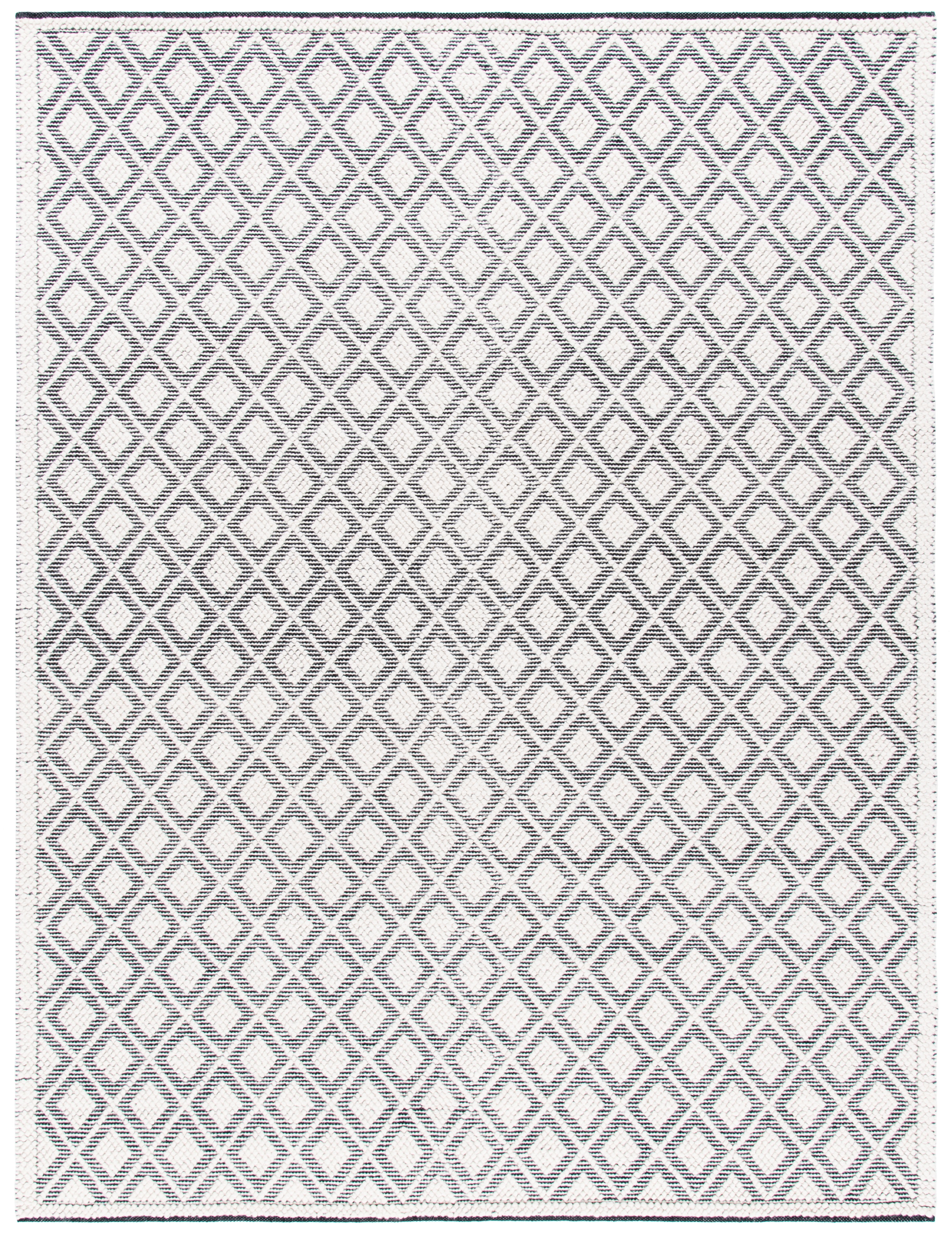 SAFAVIEH Natura Taneka Diamond Area Rug, Ivory/Black, 8' x 10 ...