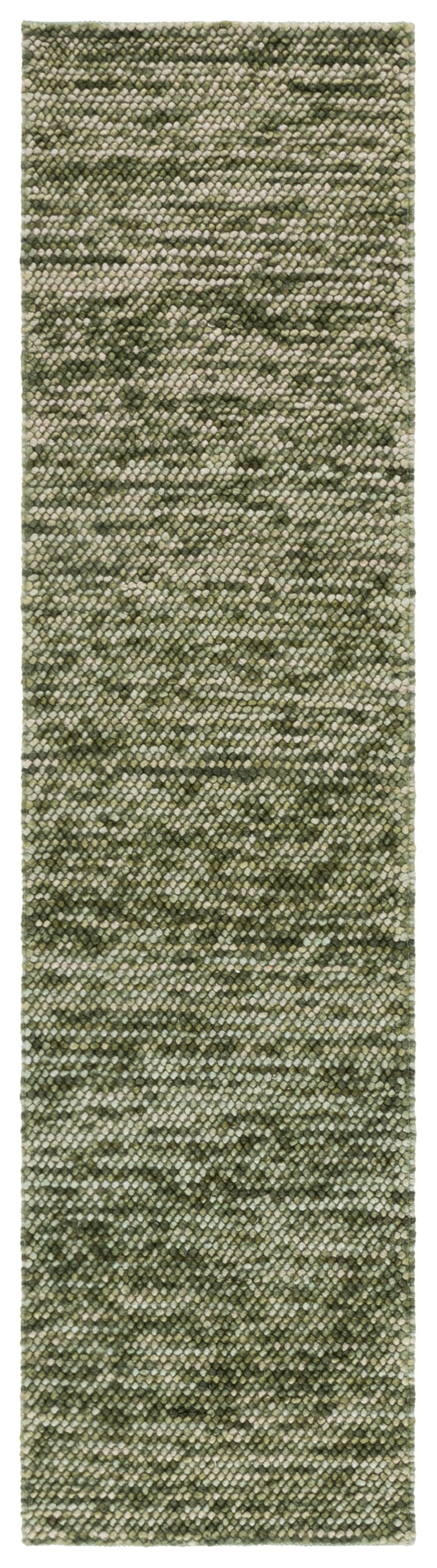 SAFAVIEH Natura Willoughby Distressed Runner Rug, Green/Ivory, 2'3" x 9 ...