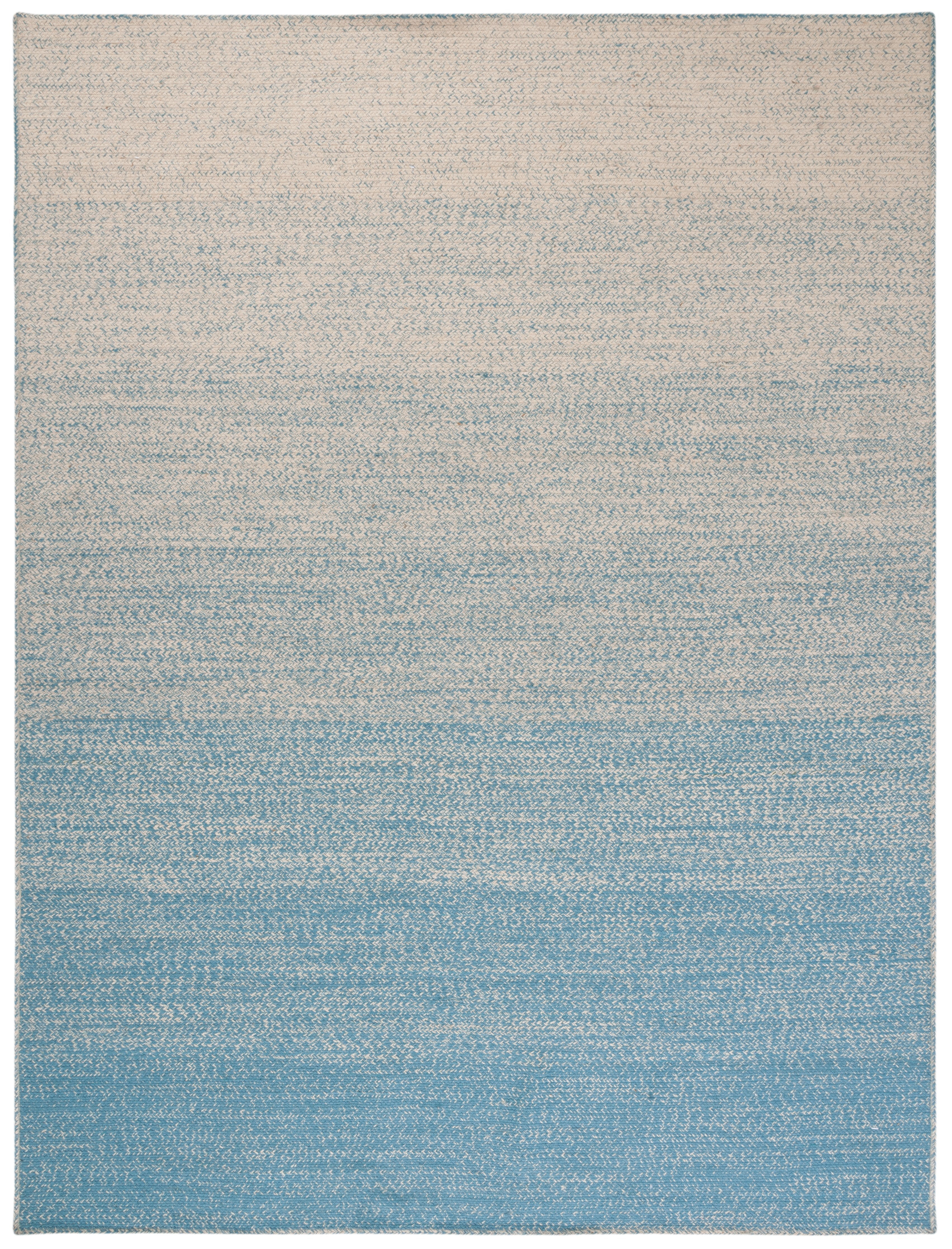 SAFAVIEH Natural Fiber Arda Gradient Area Rug, Natural/Light Blue, 8' x ...