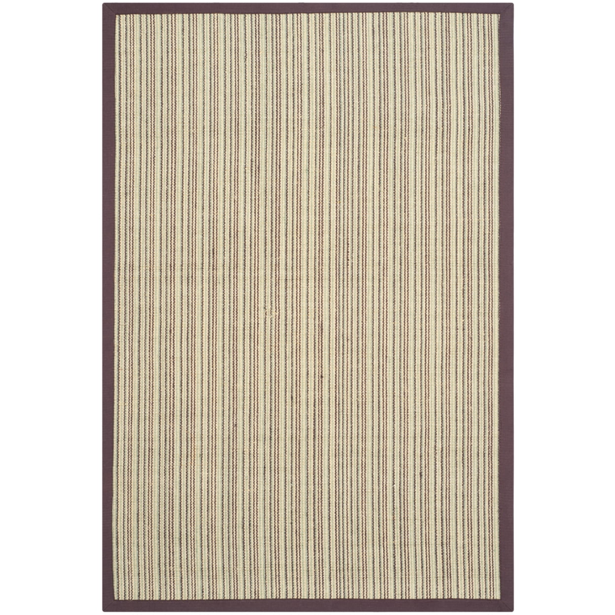 SAFAVIEH Natural Fiber Aspen Striped Sisal Area Rug, Blue/Purple, 3' x ...