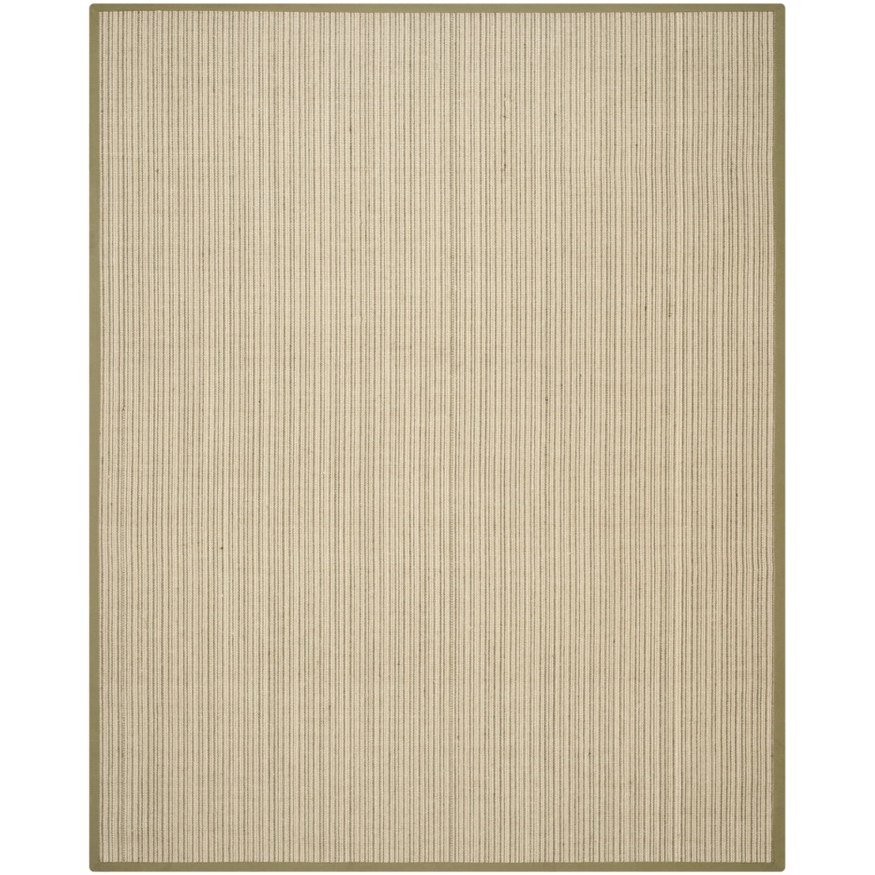 SAFAVIEH Natural Fiber Aspen Striped Sisal Area Rug, Green, 5' x 7'6 ...