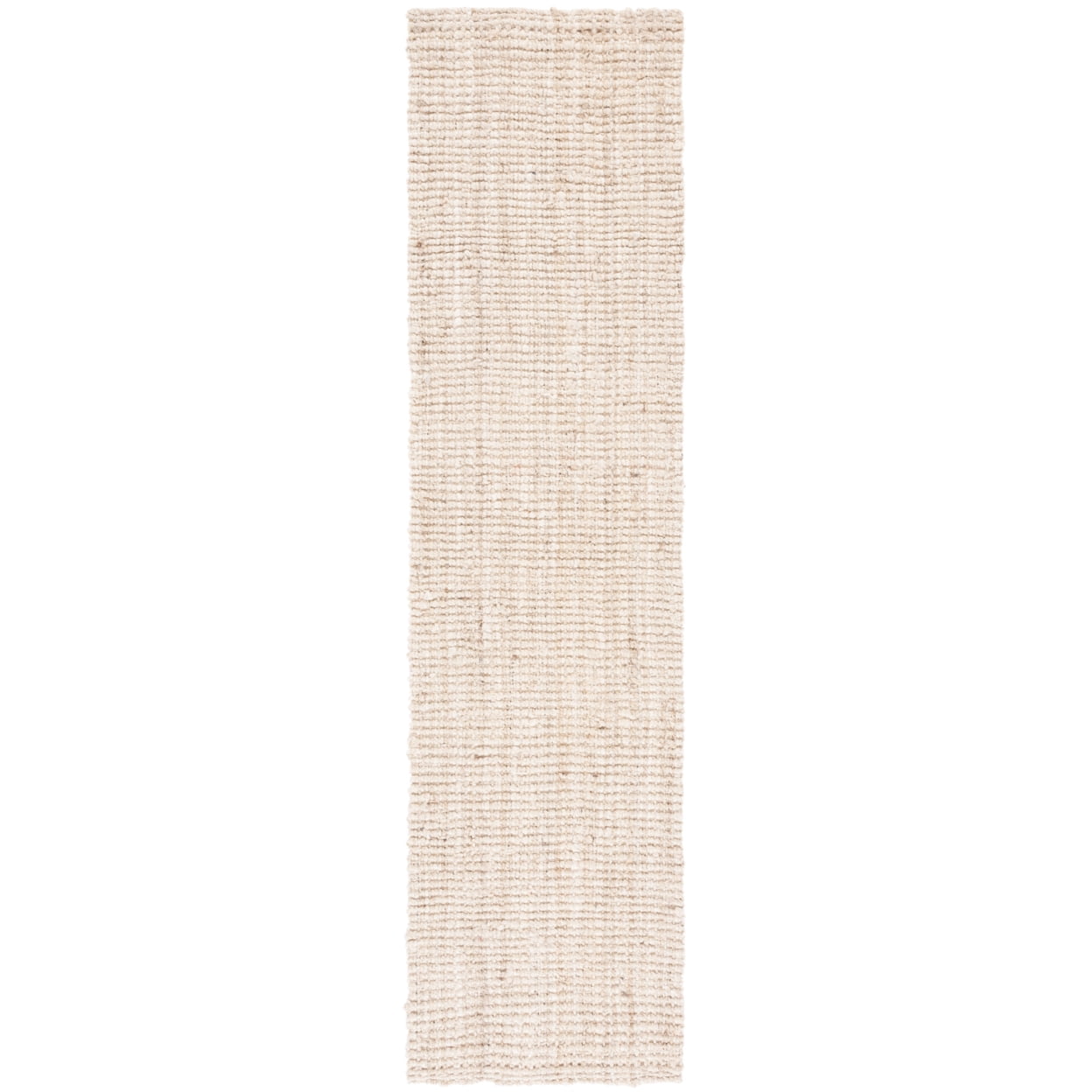 SAFAVIEH Natural Fiber Delmar Solid Area Rug, Bleach/Ivory, 5' x 8 ...