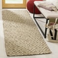 SAFAVIEH Natural Fiber Fiona Geometric Diamonds Braided Runner Rug ...