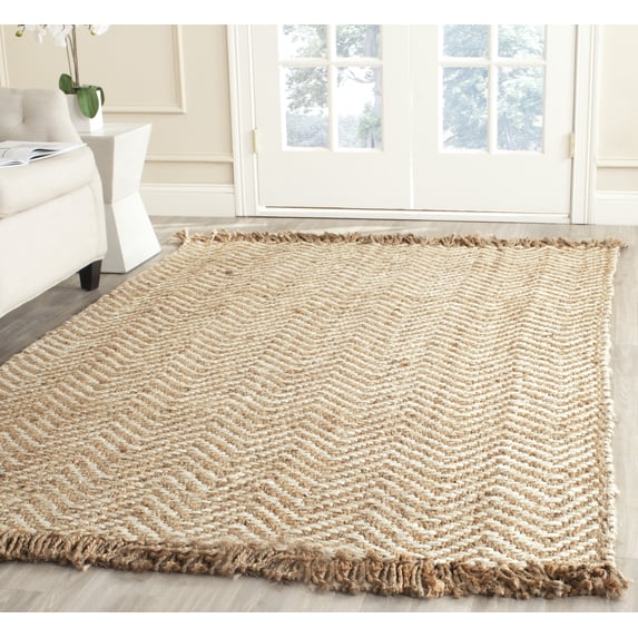 Free Shipping! SAFAVIEH Natural Fiber Gillian Chevron Jute Area Rug ...