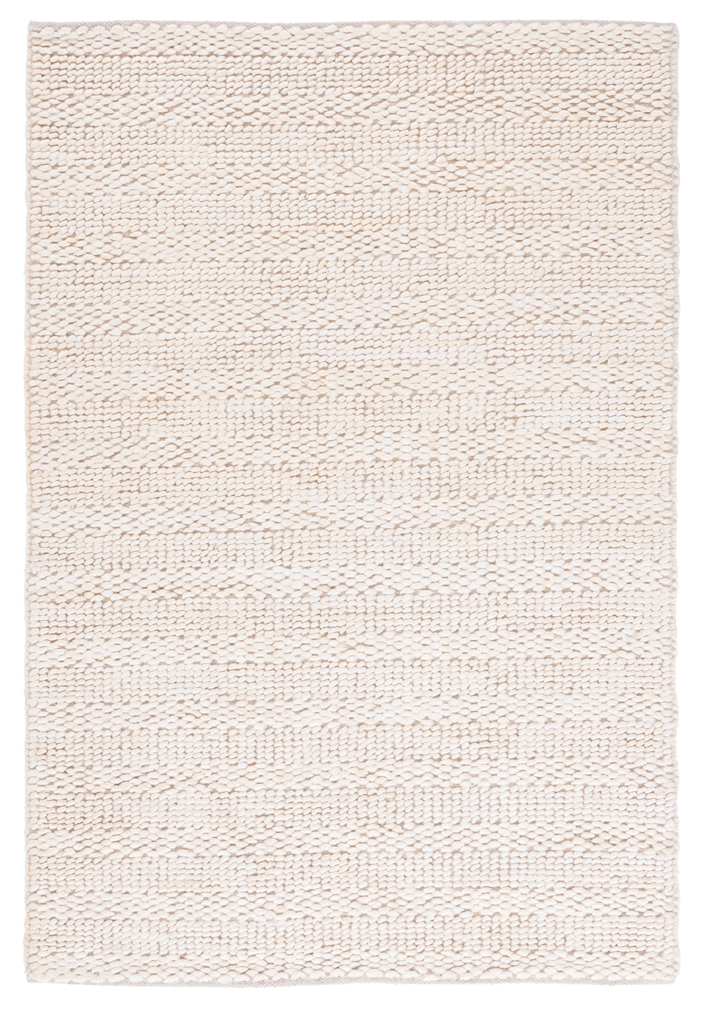 SAFAVIEH Natural Fiber Henrika Geometric Area Rug, Bleach, 2'3" x 4 ...